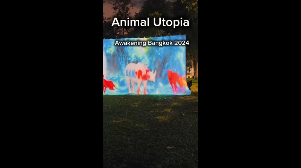 Awakening Bangkok 2024 19. Animal Utopia เติมสีสันสัตว์ป่า สวนสราญรมย์ ...