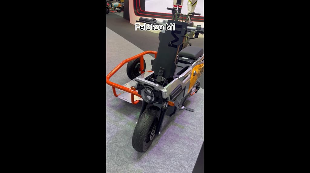 พาชมรถมอเตอร์ไซค์ Felo รุ่น “Felotoo M1” @Motor expo 2024 - TrueID Shorts