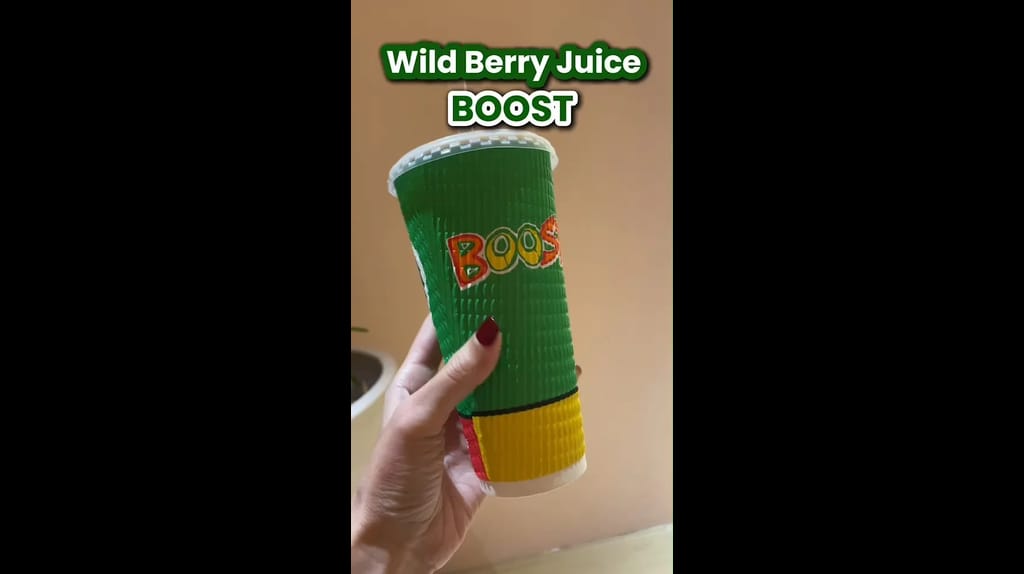 รีวิวเมนู Wild Berry Juice รสชาติกำลังดี ที่ Boost น้ำผลไม้ปั่นอร่อยสด ...
