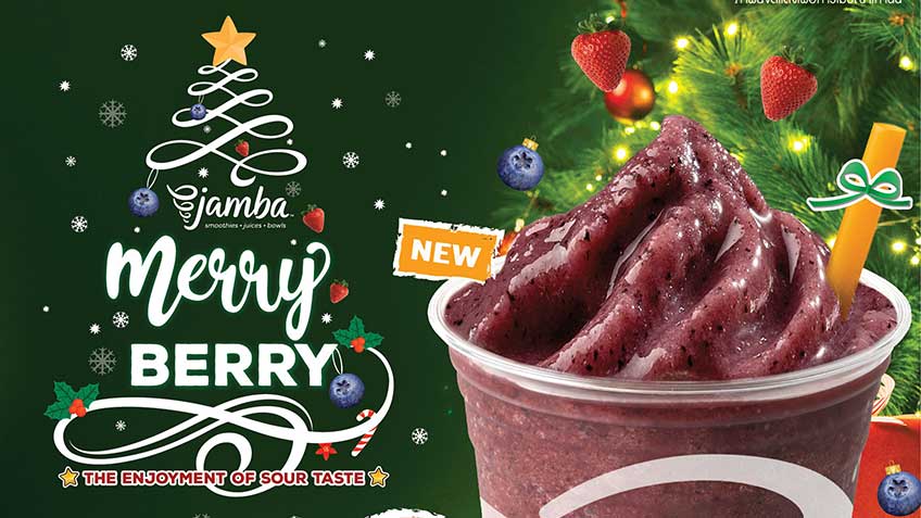 ใหม่ ! Merry Berry แจมบาร์ จูซ เมนูร่วมฉลองส่งท้ายปลายปี