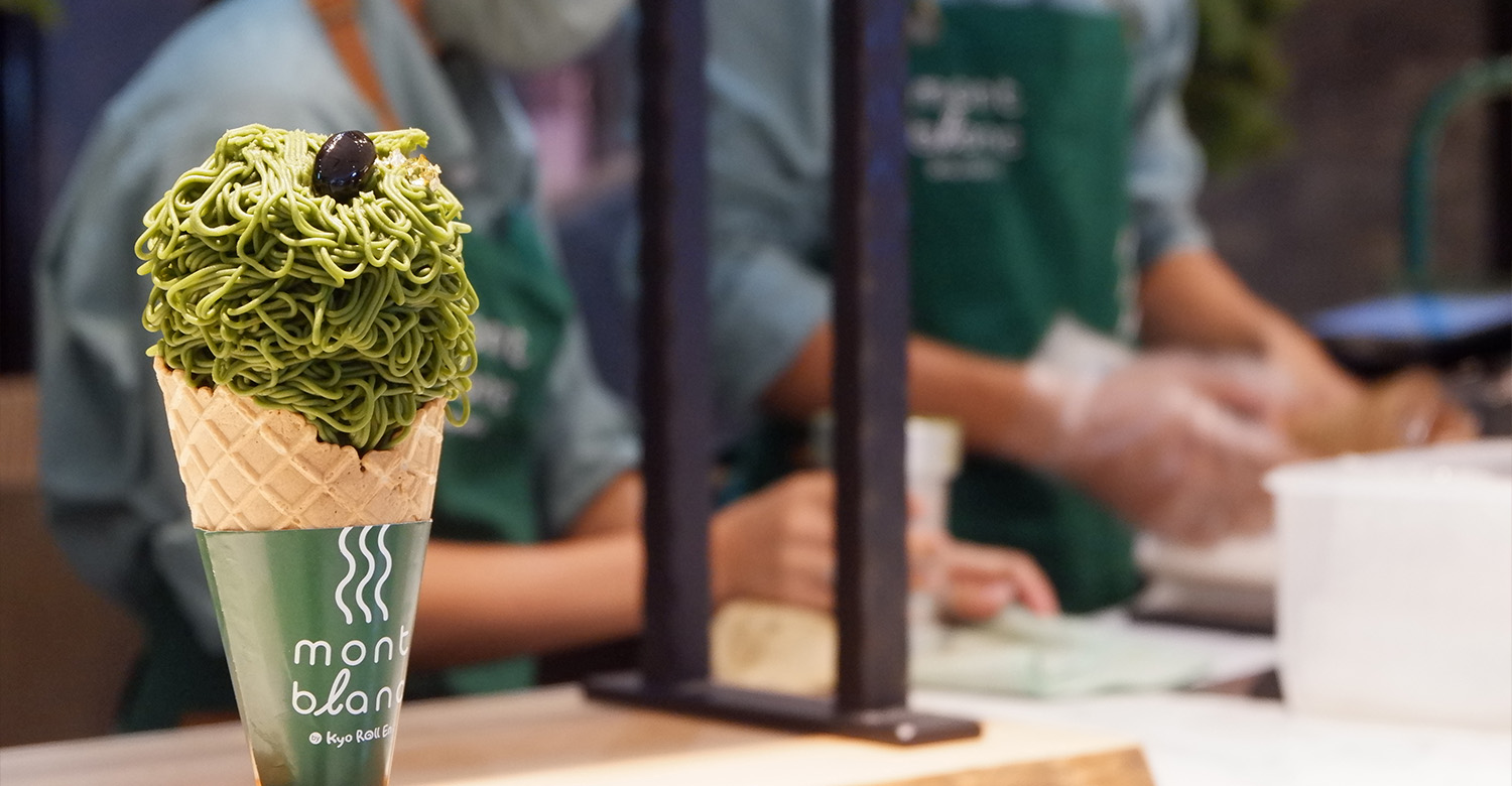 Matcha Mont Blanc ของหวานสุดฮิตติดกระแส