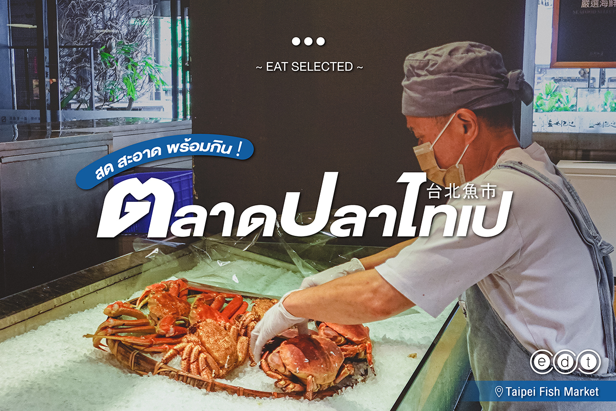 ตลาดปลาไทเป สด สะอาด พร้อมกิน !! @Taipei Fish Market 台北魚市