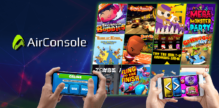 Airconsole Landing page