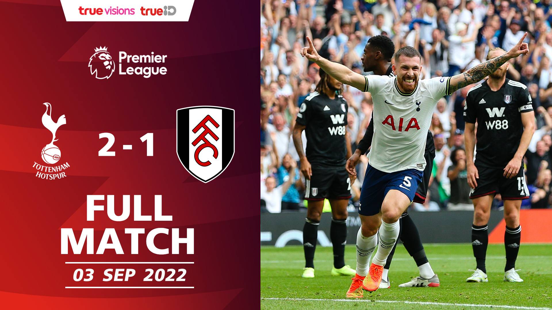 Tottenham Hotspur Vs Fulham Epl 2022 23 Full Match Watch Movies Online