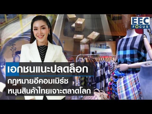 เอกชนแนะปลดล็อกกฎหมายอีคอมเมิร์ซ หนุนสินค้าไทยเจาะตลาดโลก I EEC Focus I 02-10-65 (รีรัน) - ดู ...