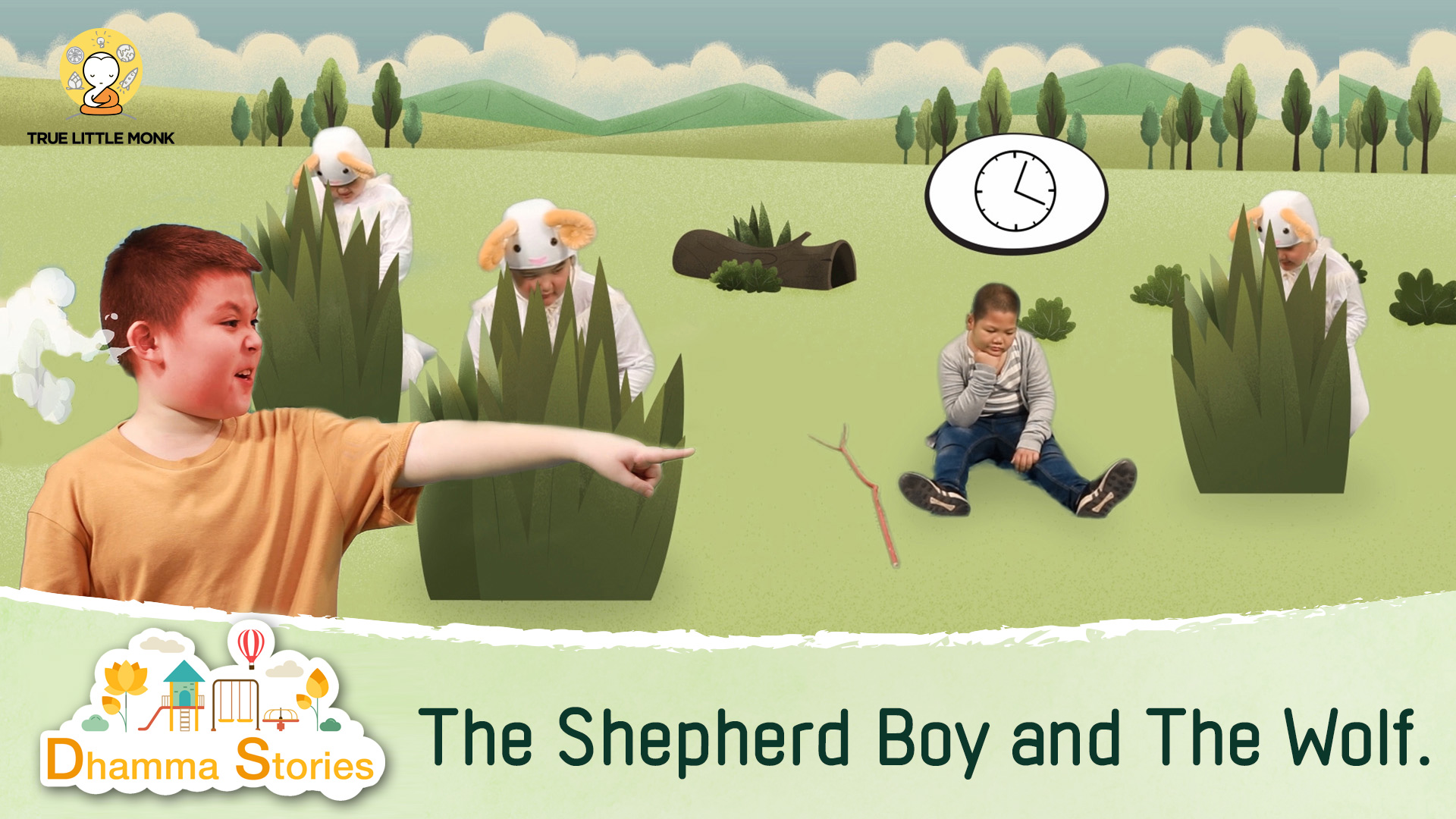 The Shepherd Boy and The Wolf. | Dhamma Stories - Watch Series Online