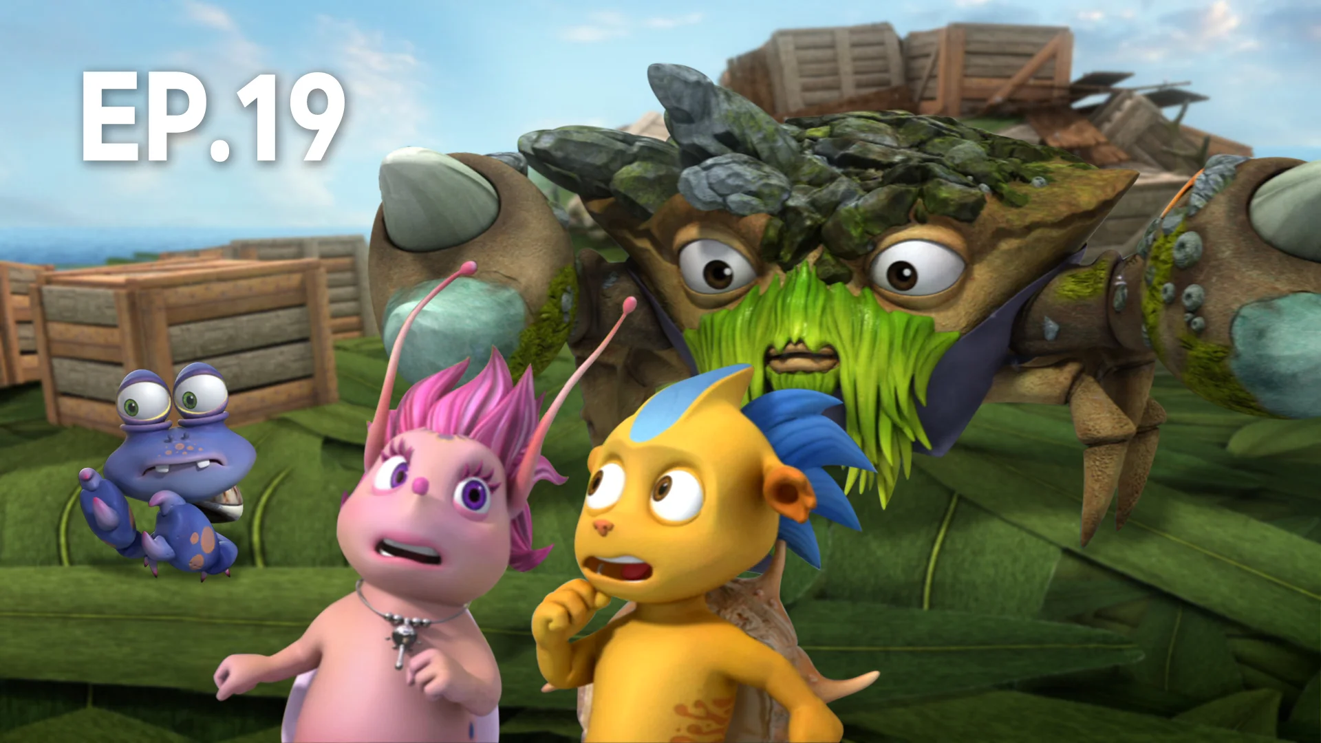 EP.19 ผจญภัยปูหินยักษ์ | เชลล์ดอน ซีซัน 3 - ดูซีรี่ส์ออนไลน์