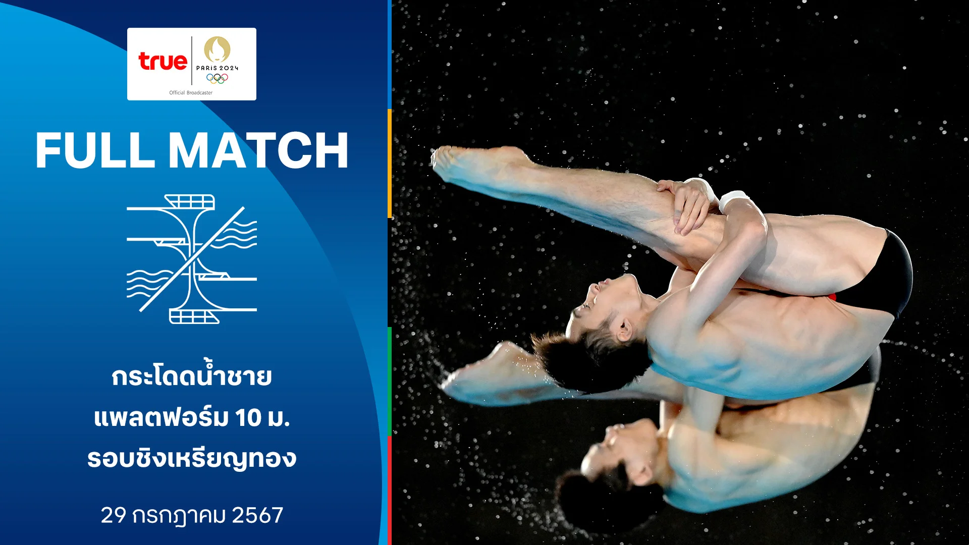 Diving - M Synchronised 10m Platform Final : Olympic Paris 2024 Full ...