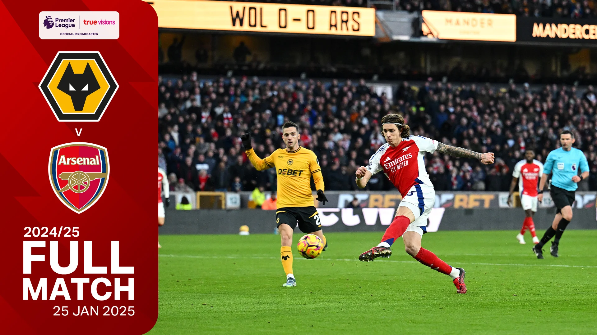 Wolverhampton VS Arsenal : EPL 2024/25 Full Match - Watch Movies Online