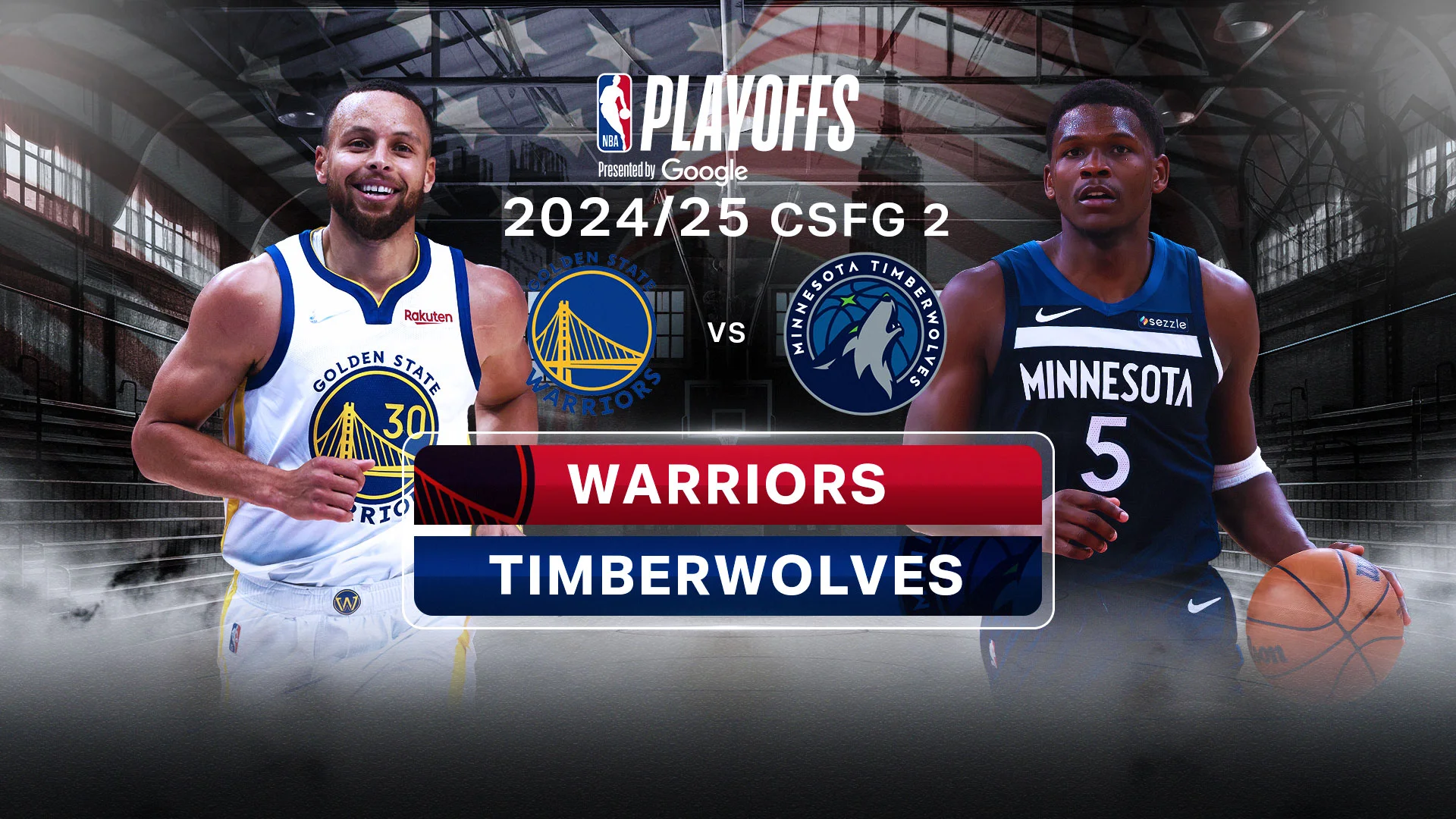Warriors vs Timberwolves : NBA Playoffs CSFG 2 (9 May) - Watch Series Online