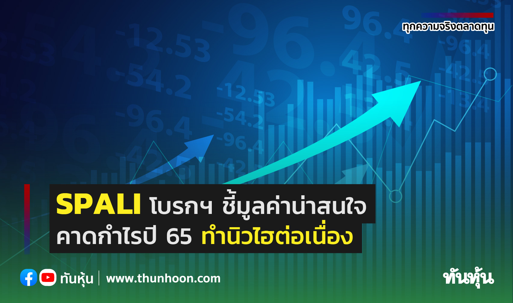 SPALI โบรกฯ ชี้มูลค่าน่าสนใจ คาดกำไรปี 65 ทำนิวไฮต่อเนื่อง