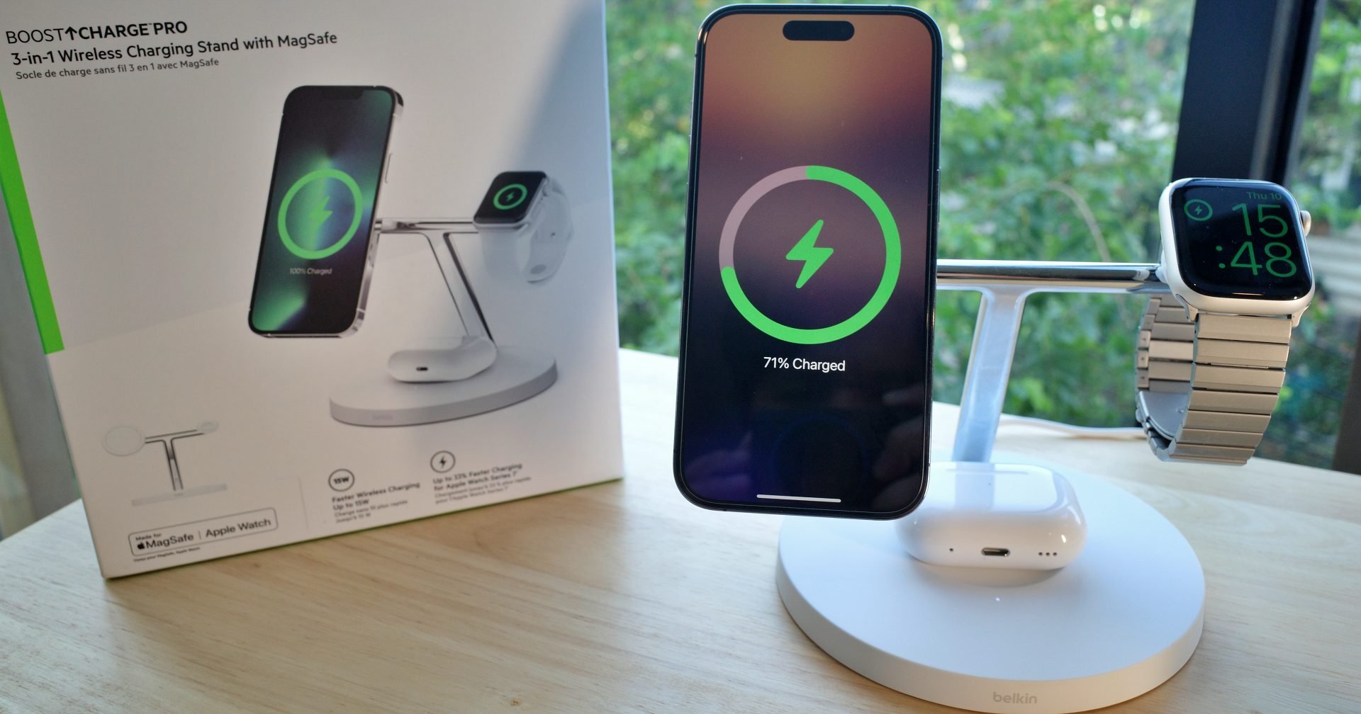 รีวิว Belkin 3-in-1 Wireless Charging Stand with MagSafe แท่นชาร์จ ...