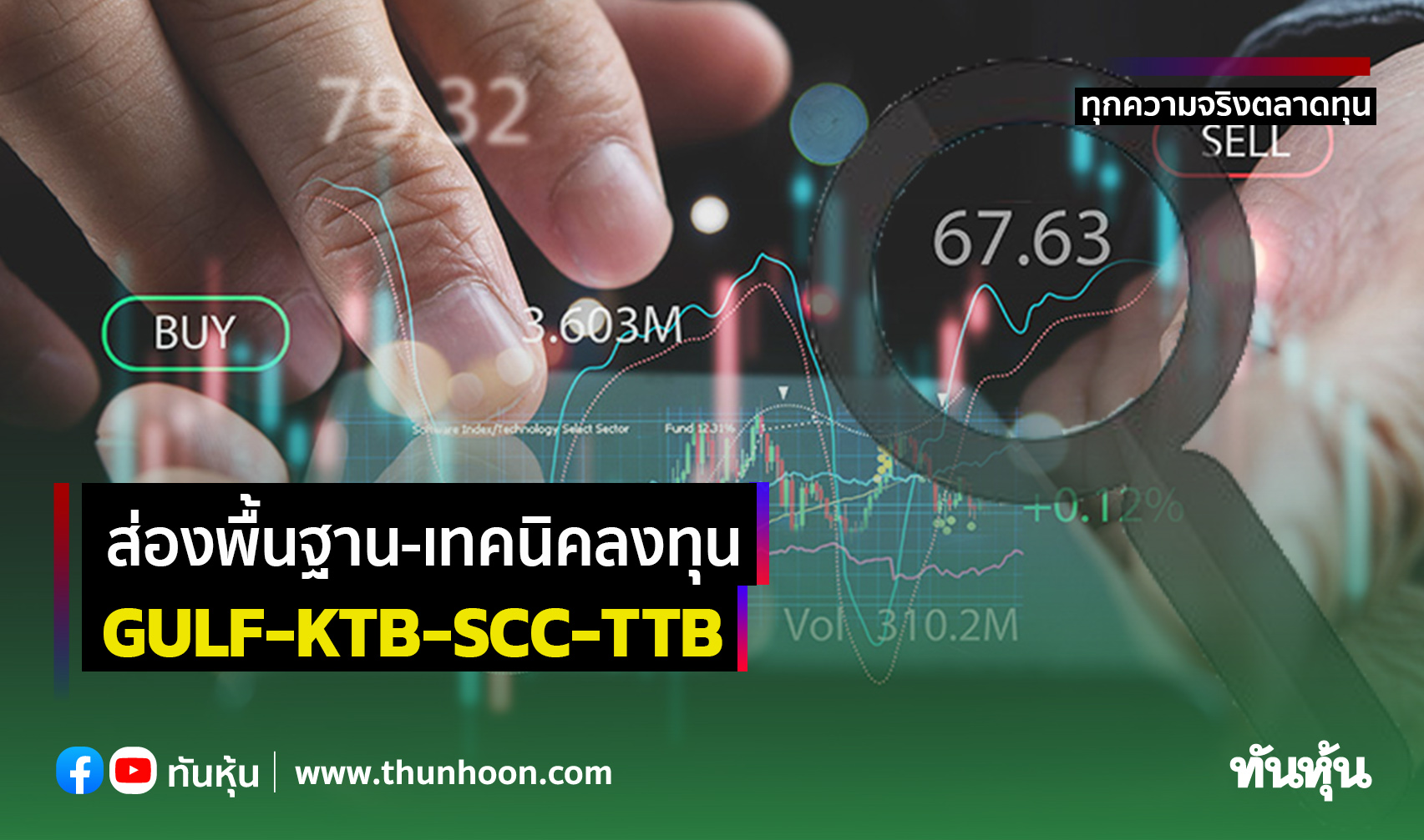 ส่องพื้นฐาน-เทคนิคลงทุน GULF-KTB-SCC-TTB