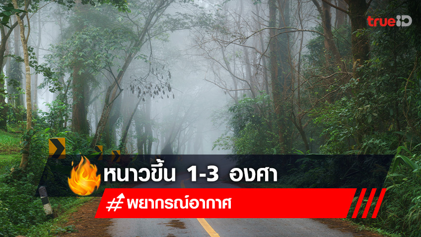 พยากรณ์อากาศวันนี้ อุณหภูมิลดลง 1-3 องศา กับมีลมแรง ภาคใต้ระวังฝนตกหนัก