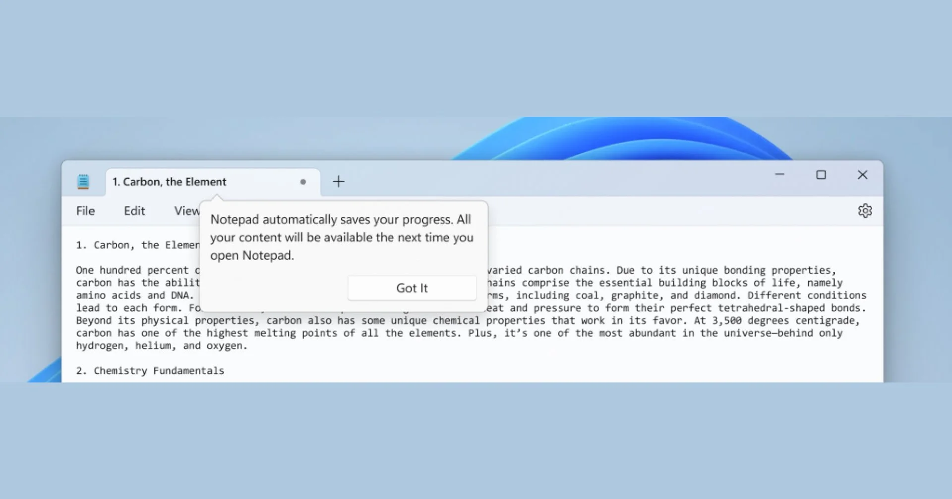 Microsoft ออกอัปเดต Notepad เวอร์ชันใหม่บันทึกโน้ตโดยอัตโนมัติ
