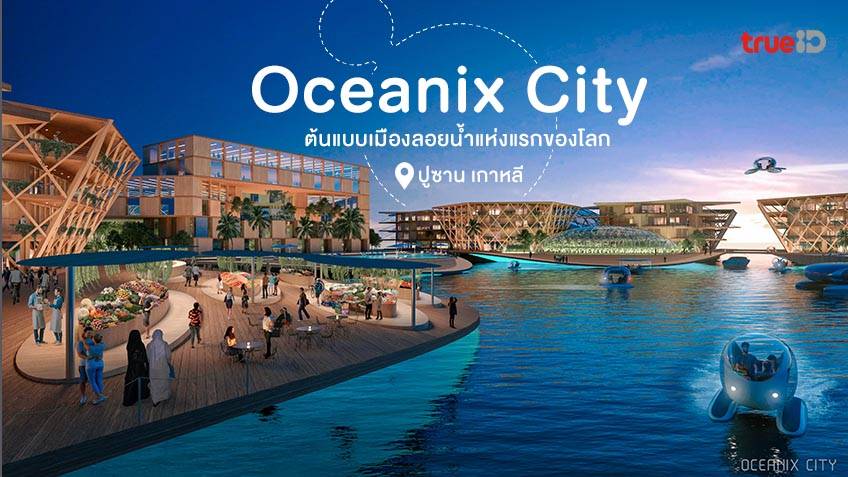 โอเชียนิกซ์ ซิตี้ Oceanix City ต้นแบบเมืองลอยน้ำแห่งแรกที่ปูซาน เกาหลีใต้