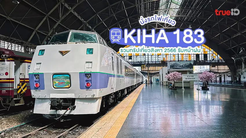 ทริปชิล นั่งรถไฟเที่ยว KIHA 183 เดือนสิงหาคม 2566 เที่ยวรับหน้าฝน
