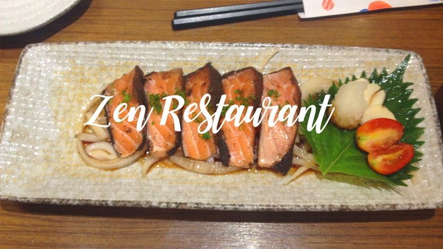 ชวนกินแซลม่อนสุดฉ่ำ ที่ "Zen Restaurants"