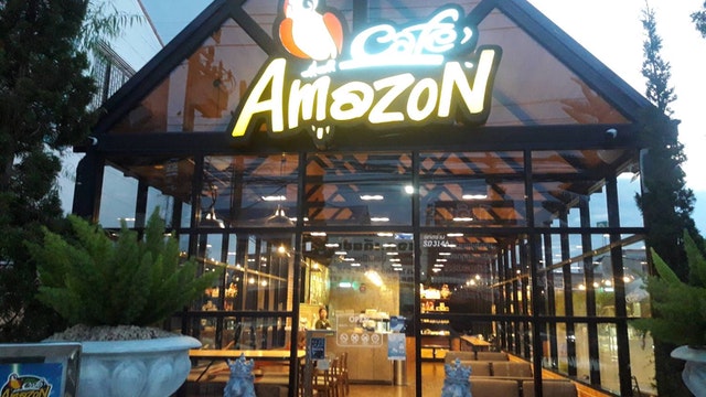 Cafe Amazon พิมาย เปิดใหม่ ที่นั่งเยอะ