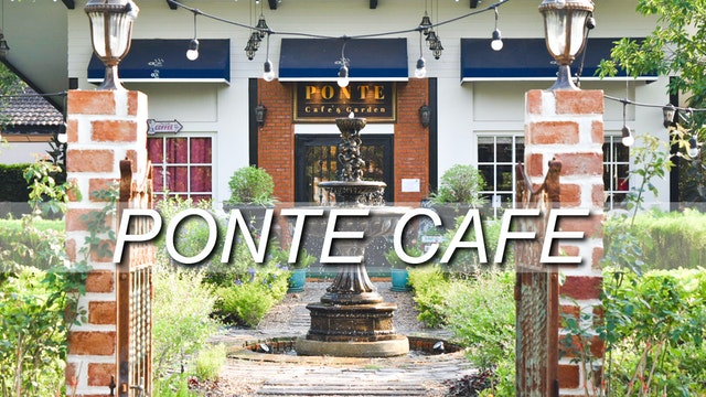 Ponte Cafe คาเฟ่สไตล์สวนอังกฤษ