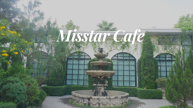 Misstar Cafe คาเฟ่หวาน ๆ ในสวนสไตล์อังกฤษ