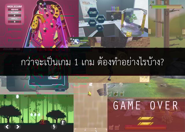 กว่าจะเป็นเกม 1 เกม ต้องทำอย่างไรบ้าง?