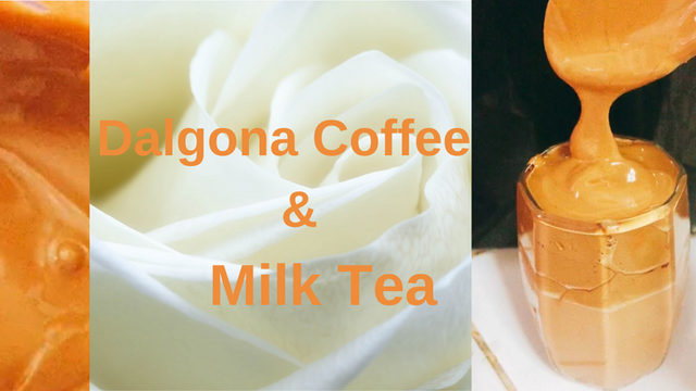 Dalgona Coffee & Milk Tea