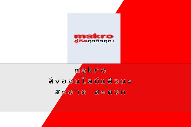 makro application สั่งออนไลน์ได้แล้วนะ สะดวก เร็ว ด้วย