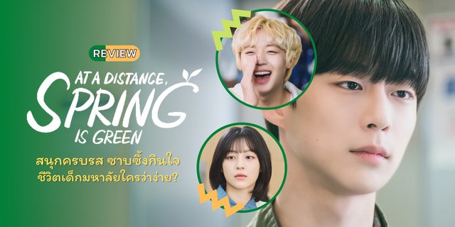 รีวิวซีรีส์ At a Distance Spring is Green | พัคจีฮุน × คังมินอา × แบอิน ...