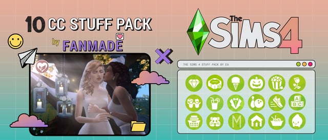 10 CC stuff pack โดย Fanmade สำหรับ The Sims 4 ที่ต้องโหลด