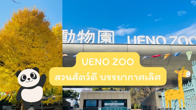 รีวิว UENO ZOO สวนสัตว์ดี บรรยากาศเลิศ