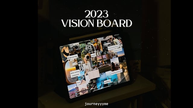 ชวนมาทำ Vision Board 2023 มาตั้งเป้าหมายกันเถอะ!