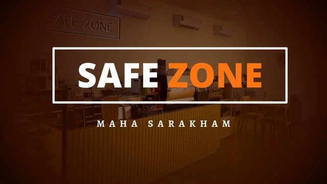 SAFE ZONE Cafe & Grill มหาสารคาม ร้านกาแฟ คาเฟ่