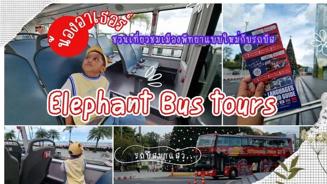 น้องอาเธอร์ ..ชวนเที่ยวชมเมืองพัทยาแบบใหม่กับรสบัส Elephant Bus tours