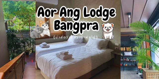 รีวิว ที่พัก Aor Ang Lodge Bangpra ชลบุรี(นำสัตว์เลี้ยงเข้าพักได้)