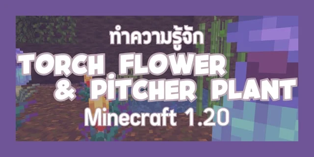 ทำความรู้จัก Torch Flower & Pitcher Plant | Minecraft 1.20
