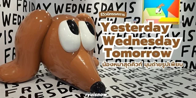 รีวิวนิทรรศการ Yesterday Wednesday Tomorrow น้องหมาสุดคิวท์ มุมถ่ายรูป ...