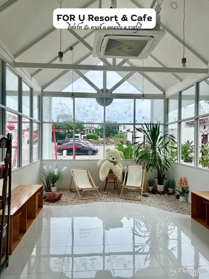 FOR U Resort & Cafe สไตล์ญี่ปุ่ญ รีสอร์ทที่มีคาเฟ่ภายใน อ.จอมบึง จ.ราชบุรี