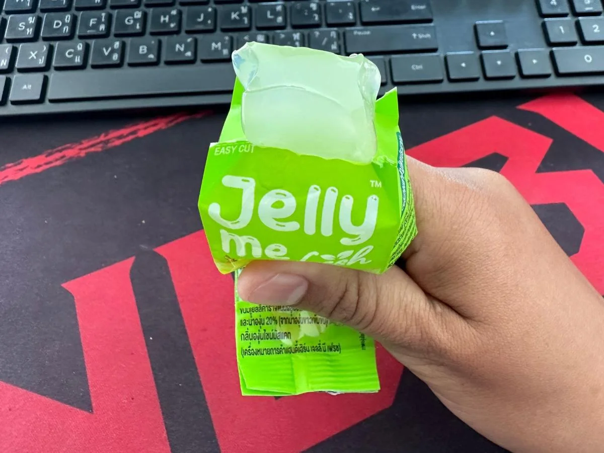 รีวิว Jelly Me Fresh เจลลี่องุ่นเขียวที่ฉีกง่าย บีบสนุก กินเพลินแบบไม่ ...