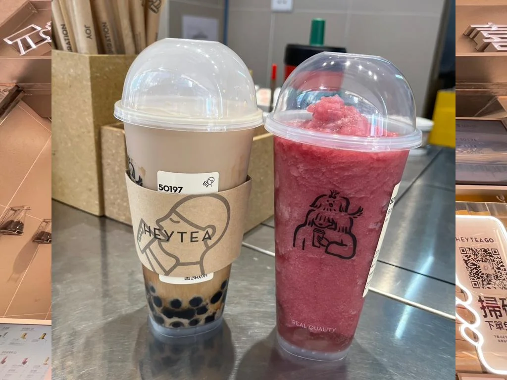 รีวิว ร้าน HEY TEA ชานม ชาชีส Hong Kong