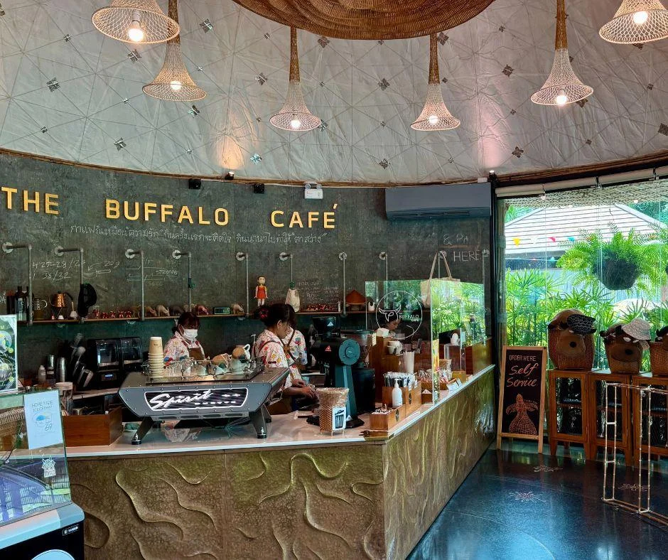 หนุ่ม-สุทน ชวนนั่งจิบกาแฟสุดชิล "The Buffalo Cafe" จ.สมุทรสงคราม