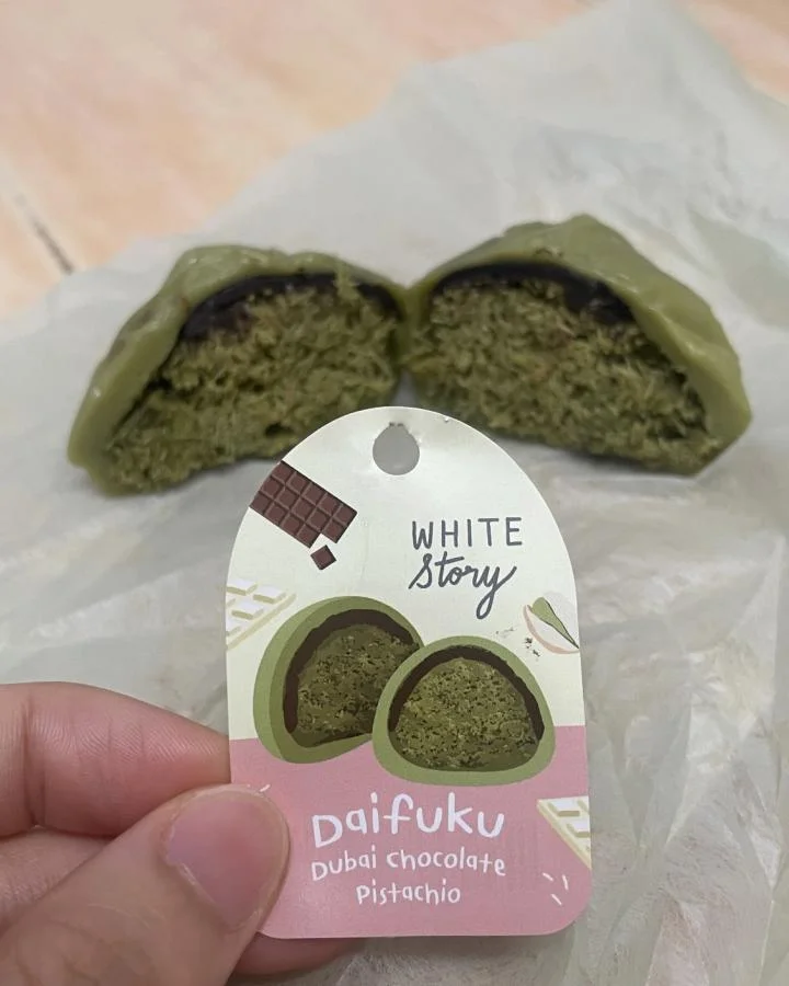 รีวิว Daifuku Dubai Chocolate Pistachio จาก White Story