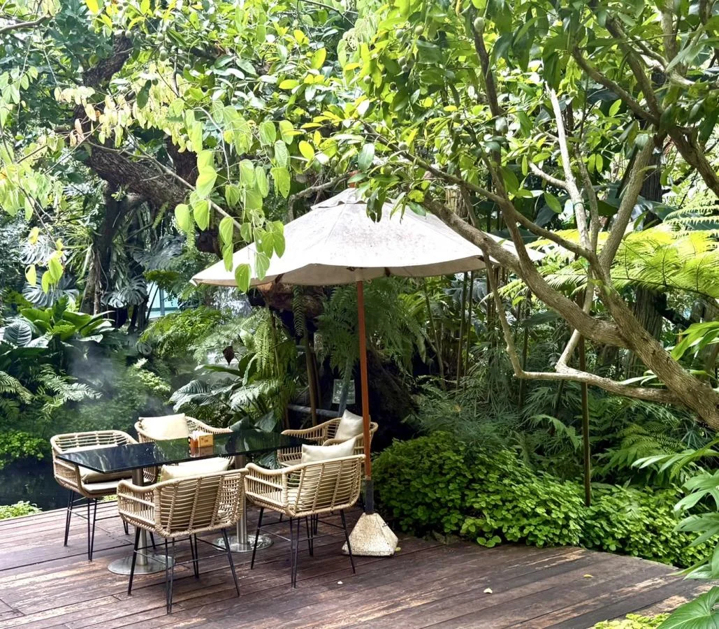 นั่งจิบกาแฟชิล ๆ "Timber Tales Cafe and Bistro khaoyai"