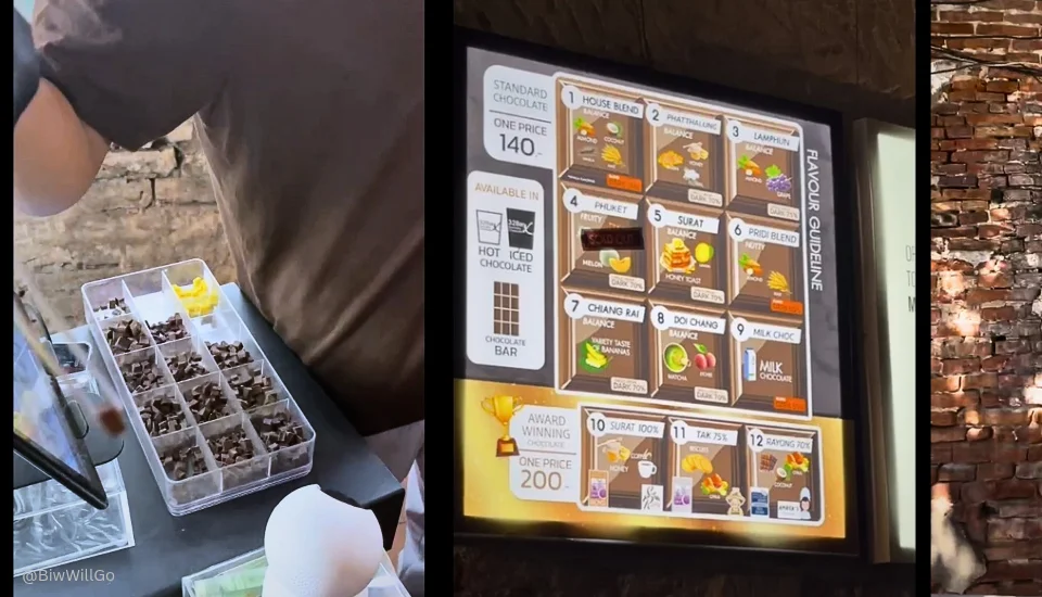 32Bar Specialty Chocolate บาร์ช็อกโกแลตลับในตึกเก่า ตลาดน้อย