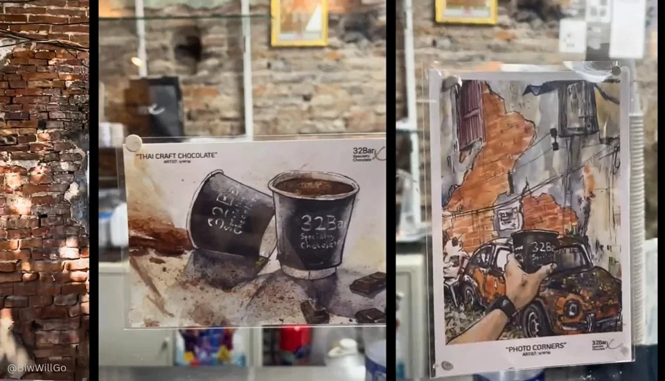 32Bar Specialty Chocolate บาร์ช็อกโกแลตลับในตึกเก่า ตลาดน้อย