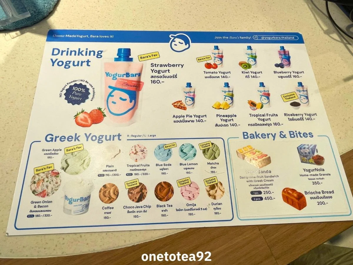 รีวิว YogurBara ร้านกรีกโยเกิร์ต ออมม่า Jay B GOT7 สาขาไทย