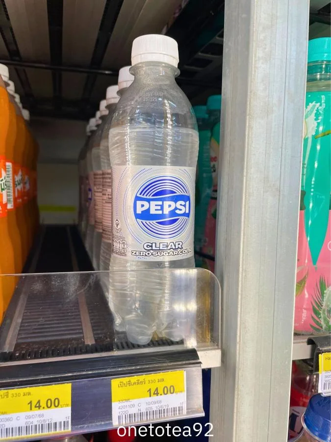 รีวิว PEPSI Clear เป๊ปซี่ เคลียร์ 14 บาท ของใหม่ใน 7-11