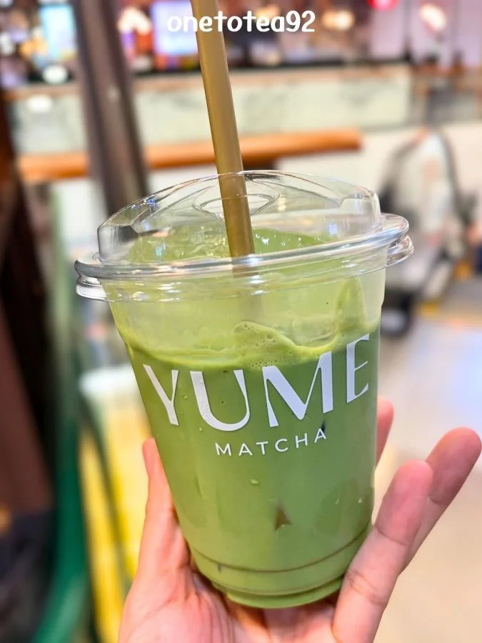 รีวิว YUME Matcha มัทฉะเกรดพิธีการ รสชาติดี สาขาเซ็นลาดฯ