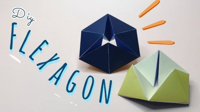 ️คลิป : DIY Origami Moving Flexagon Fidget Paper Toy วิธีทำของเล่นคลาย ...