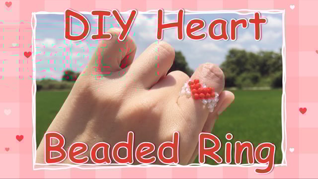️คลิป : How to Make Heart Beaded Ring : วิธีร้อยแหวนลูกปัดรูปหัวใจง่ายๆ ...